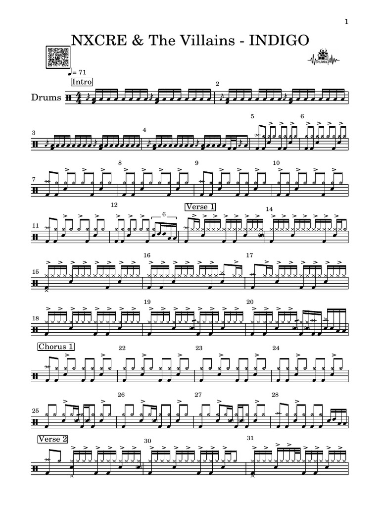 NXCRE & The Villains - INDIGO | PDF