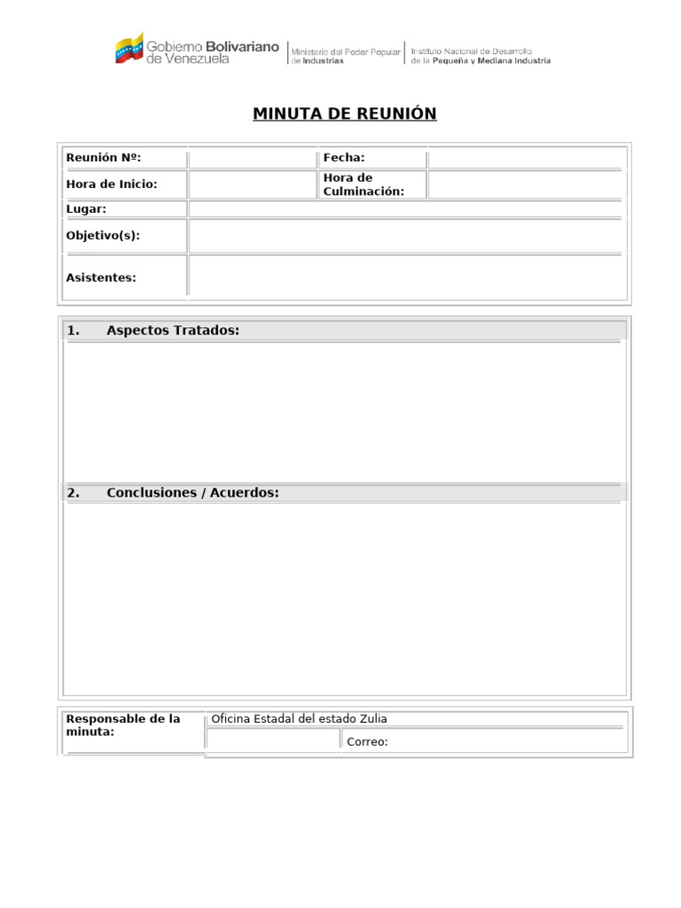 Modelo de Minuta | PDF