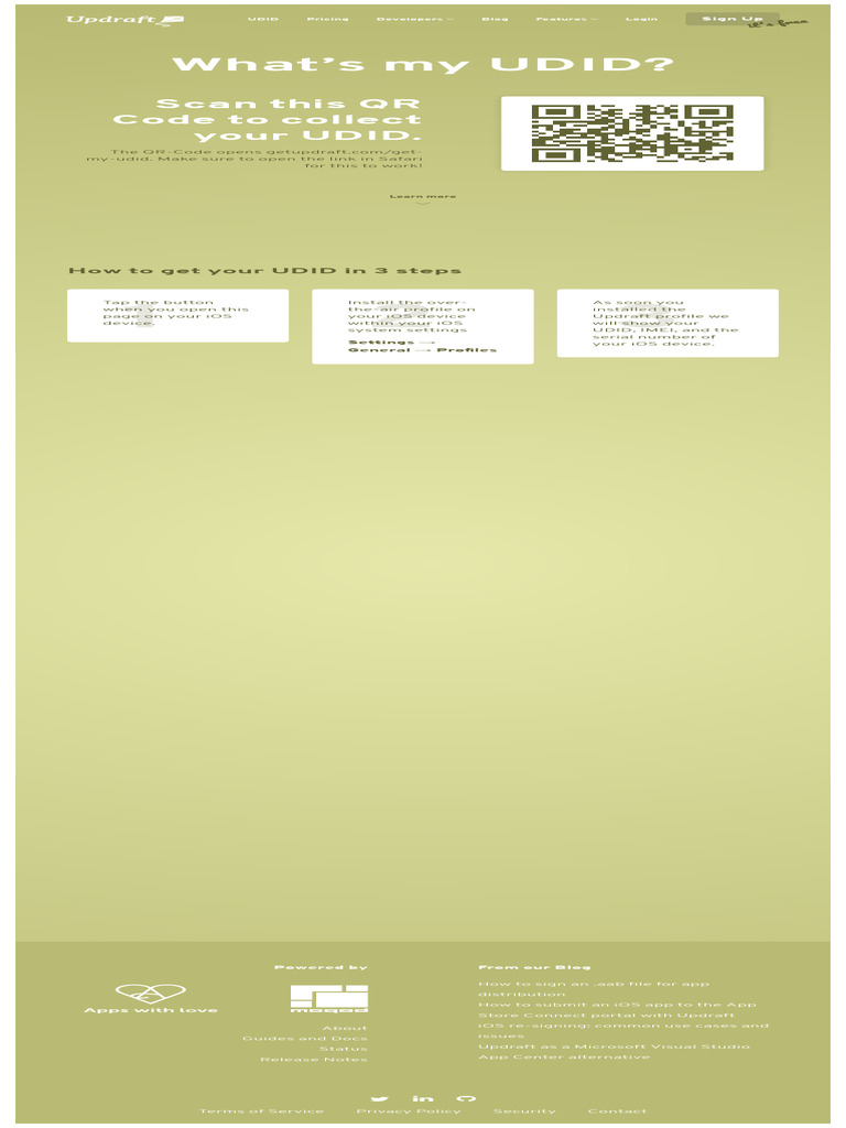 Get My Udid | PDF | Ios | Qr Code