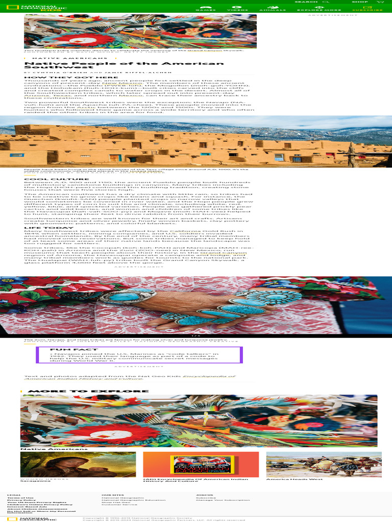 Native People of The American Southwest | PDF | Southwestern United ...