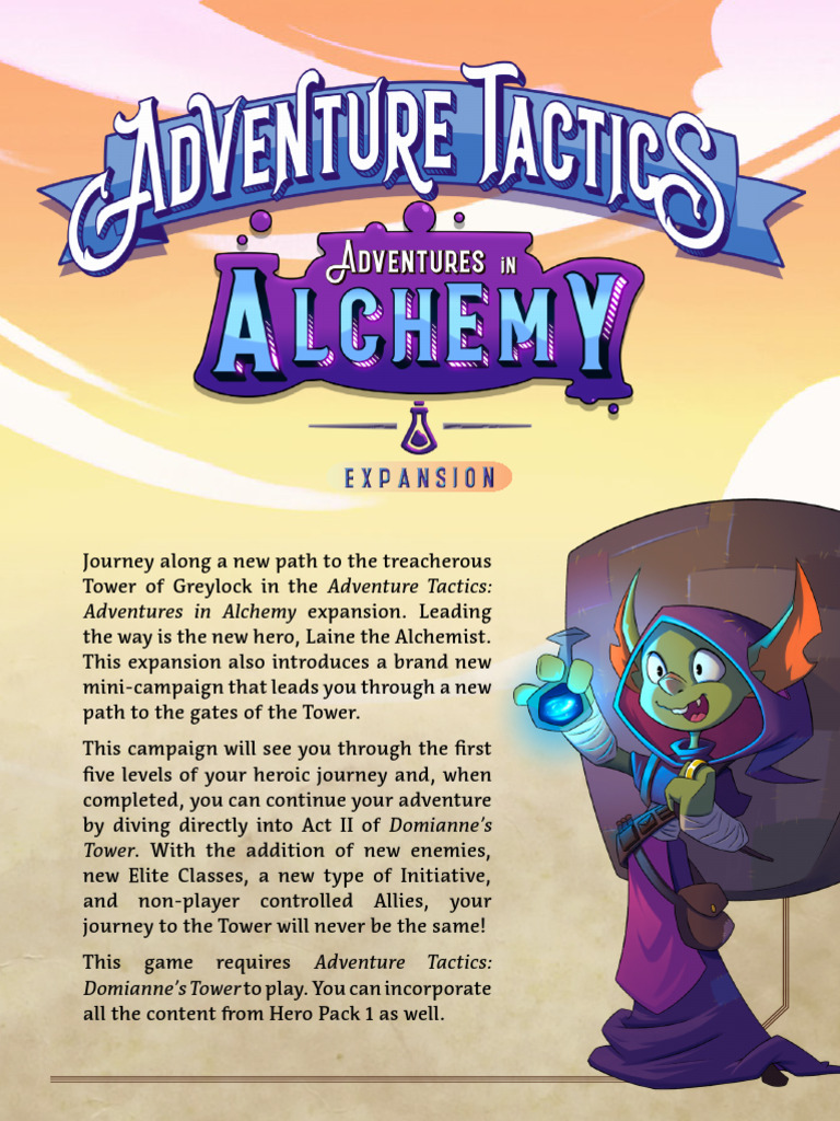 At Adventures in Alchemy Rules and Class Guide | PDF | Role Playing ...