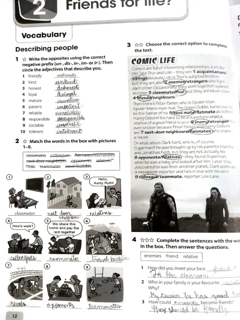 Unit 2 Workbook | PDF