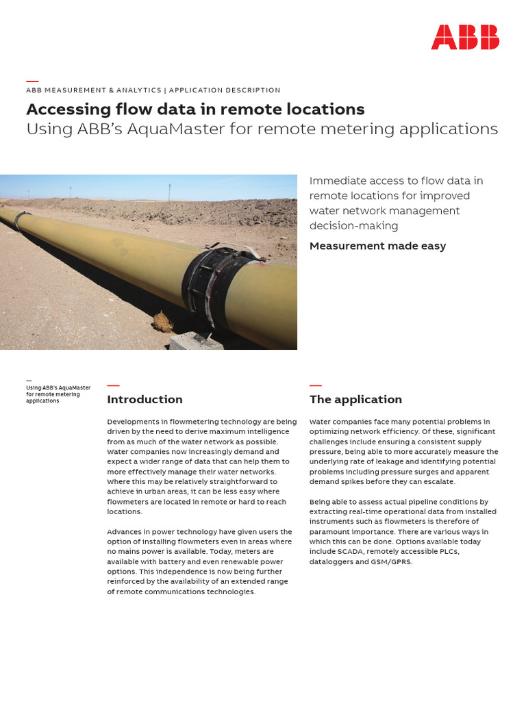 Ad Flow 003-En Rev A | PDF | Flow Measurement | Computing
