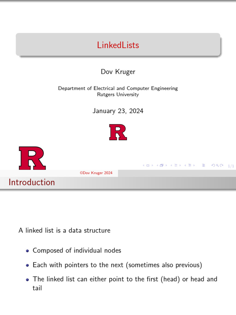 03 LinkedLists | PDF | Pointer (Computer Programming) | Data
