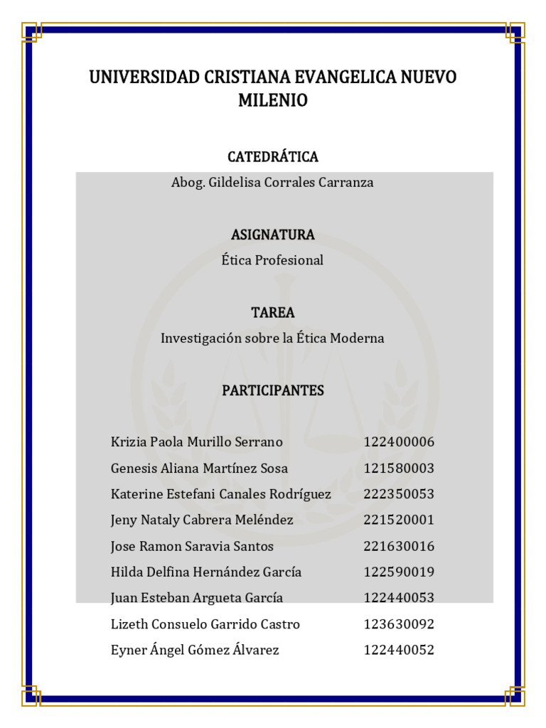 Ética Moderna: Origen y Desarrollo | PDF | Immanuel Kant | Razón