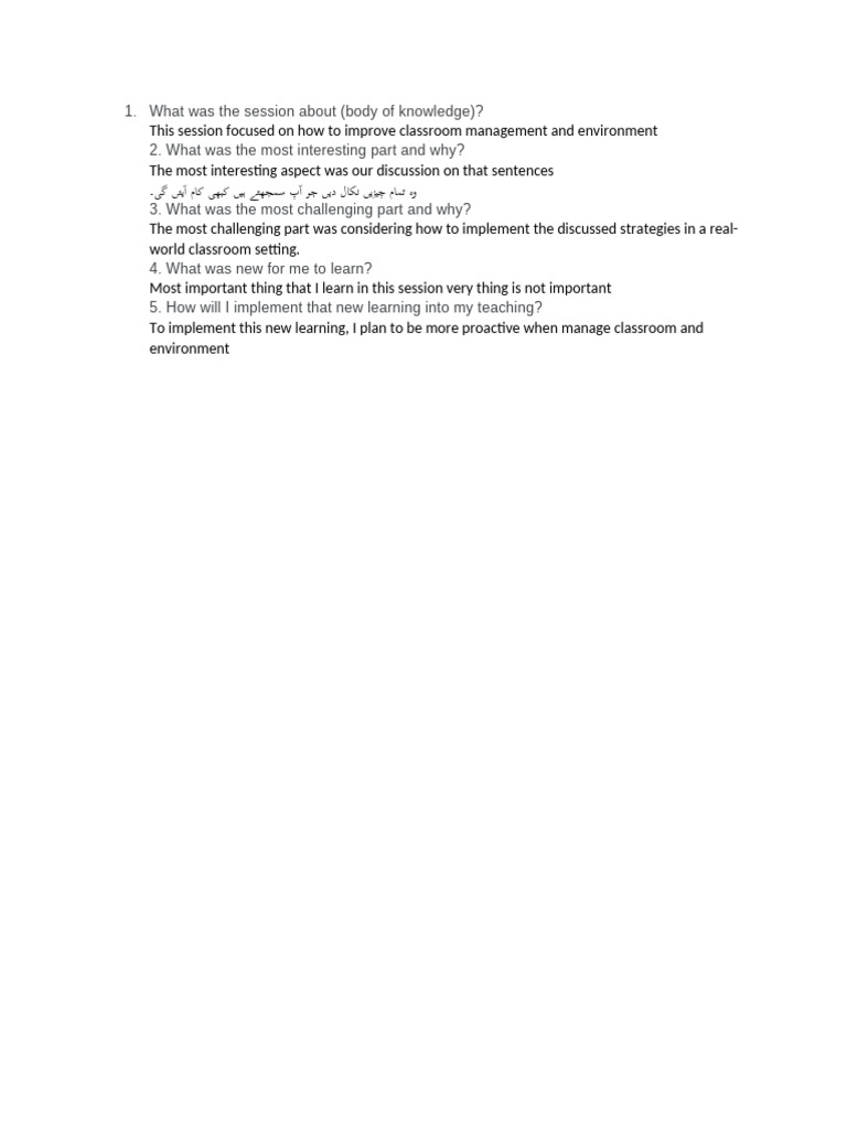 M .10 Reflection | PDF
