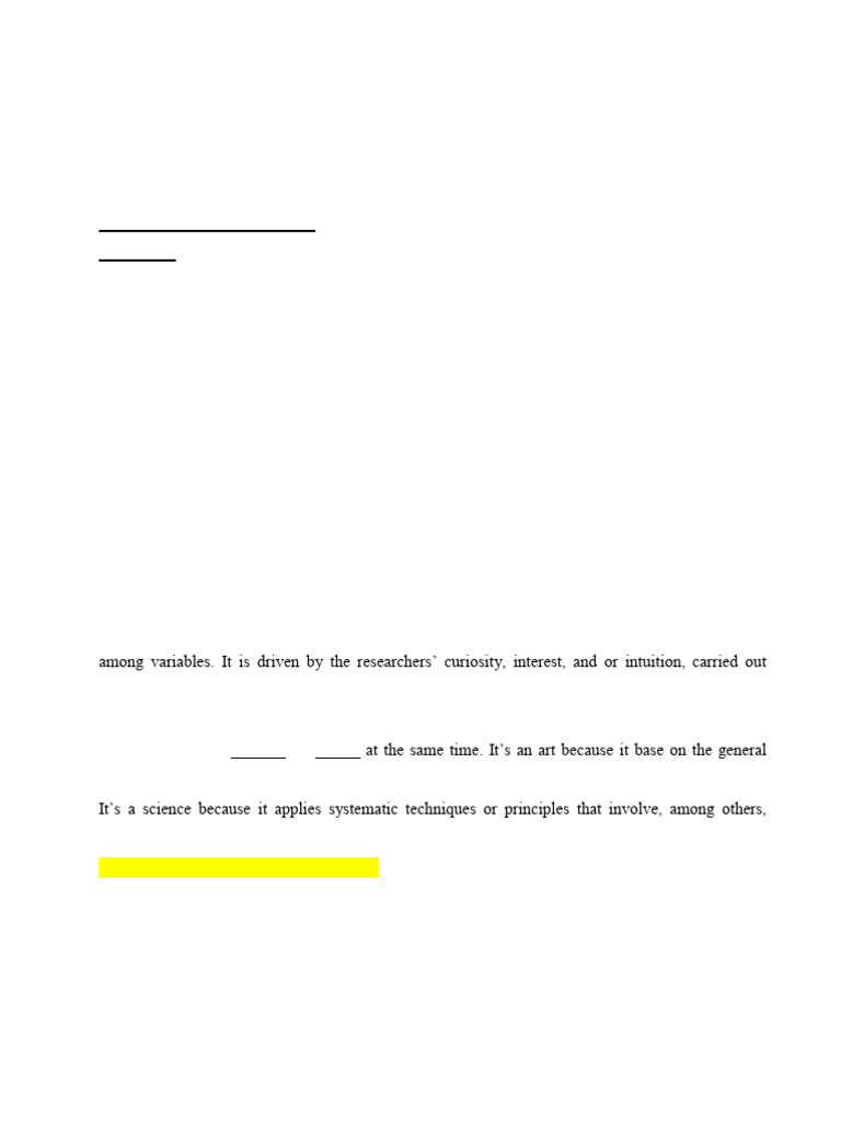 Bib B BRS Notes | PDF | Hypothesis | Sampling (Statistics)