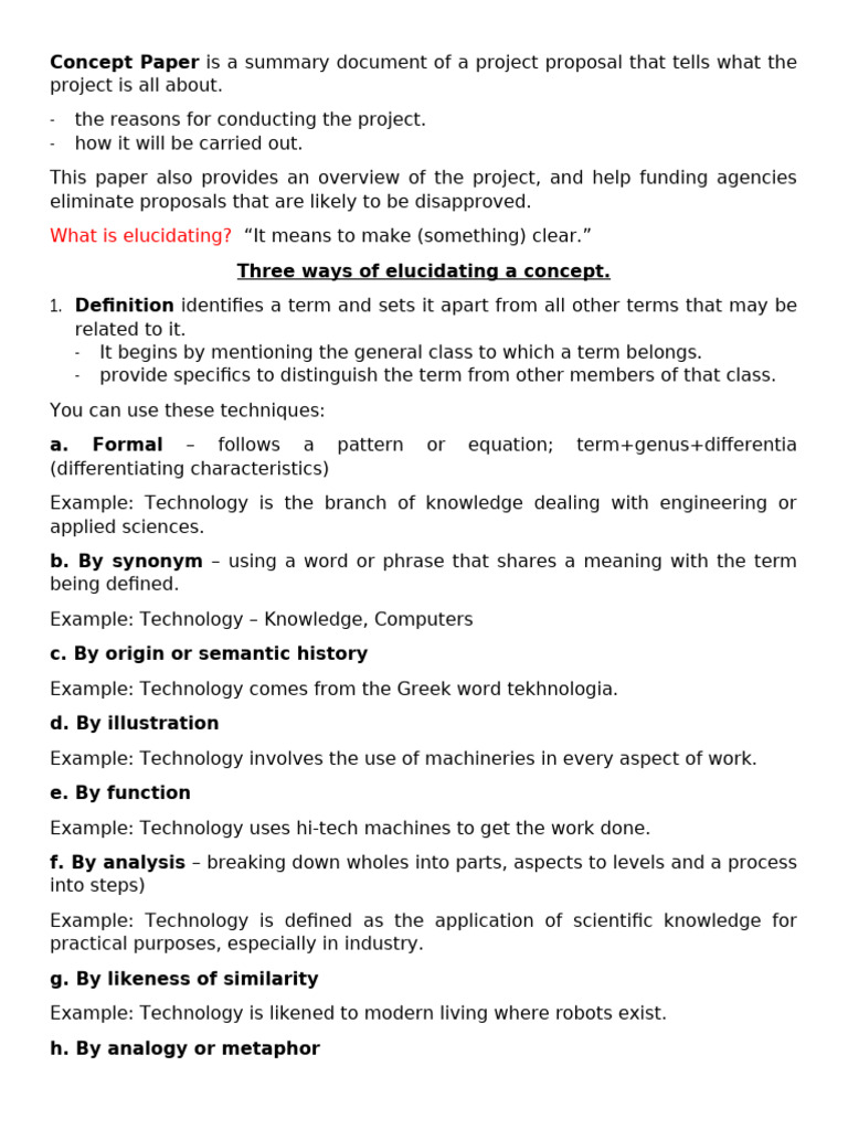 Understanding Concept Papers | PDF | Semantics | Concept