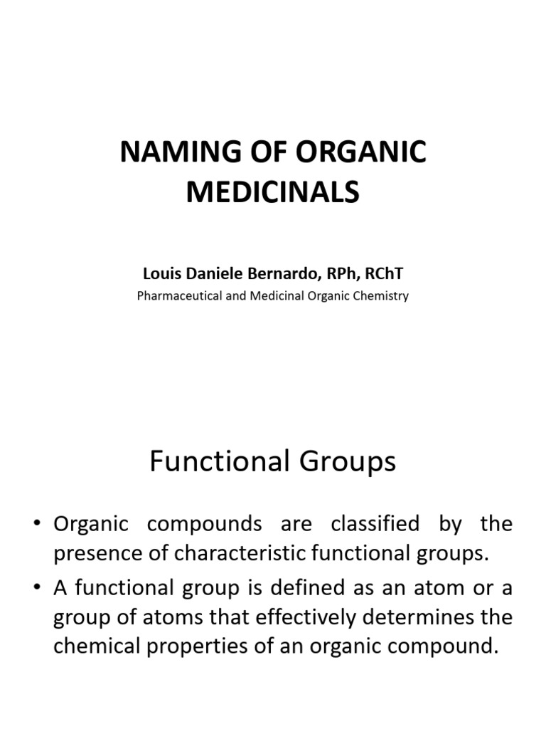 3 Naming of Organic Compounds 1 | PDF | Hydrocarbons | Carboxylic Acid
