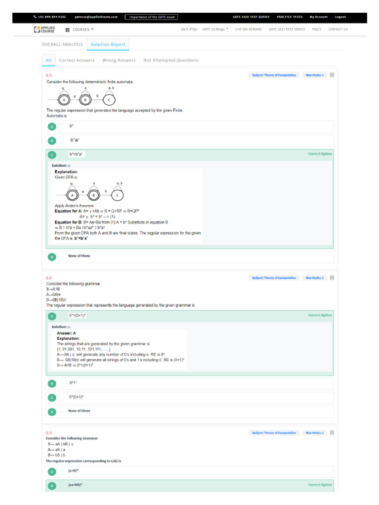 Practice Test - 3 | PDF