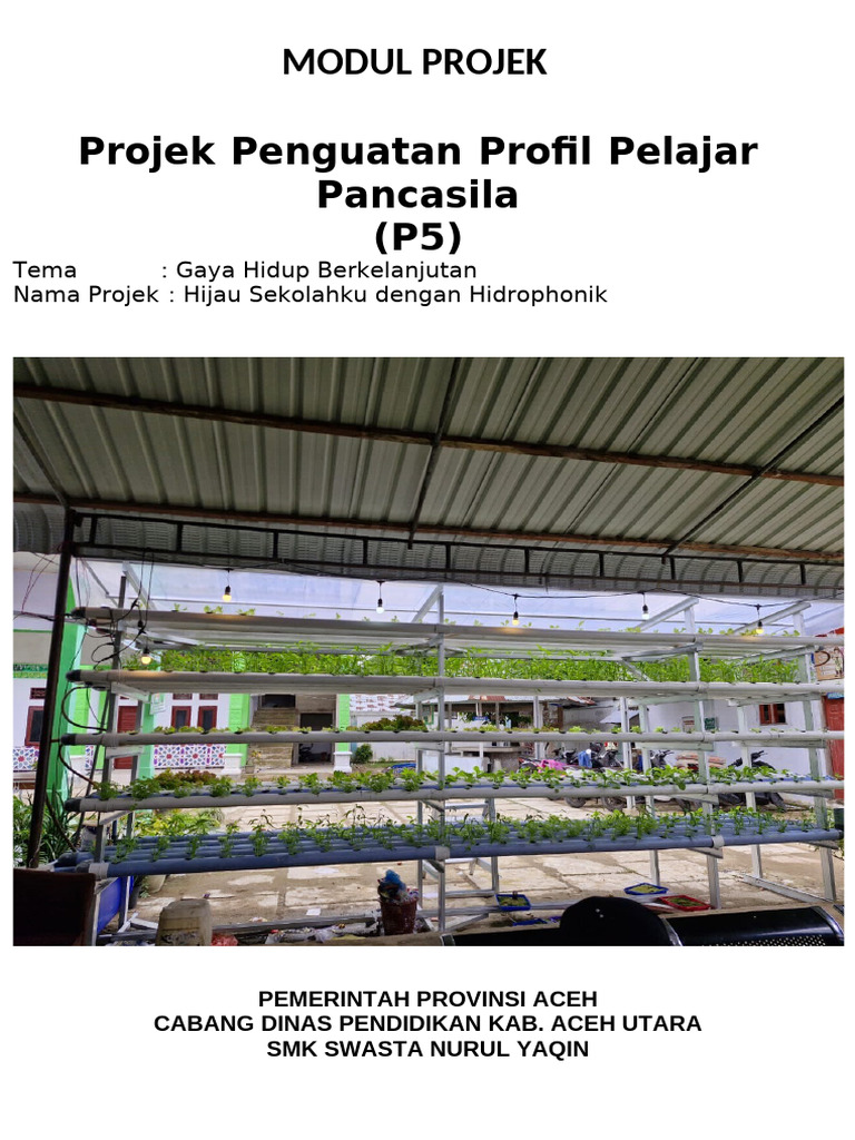 Modul Projek Modul P5 Kearifan Lokal Fase E | PDF