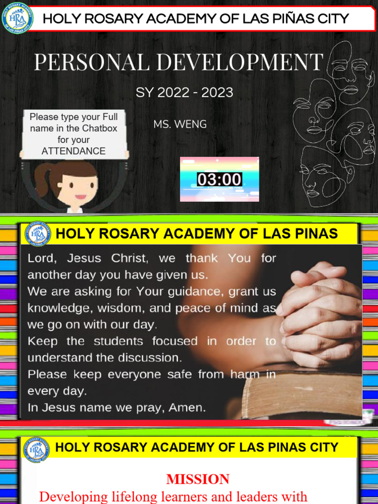 HANDOUTS MS. WENG Perdev Lesson 2.1 Power of Mind | PDF | Stress (Biology) | Hypothalamic ...