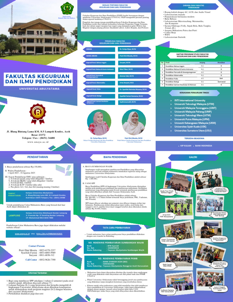 Brochure FKIP 2025 | PDF
