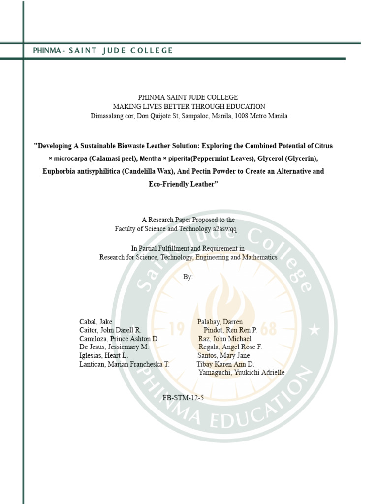 RESEARCH CHAPTER 1-Group 2 | PDF