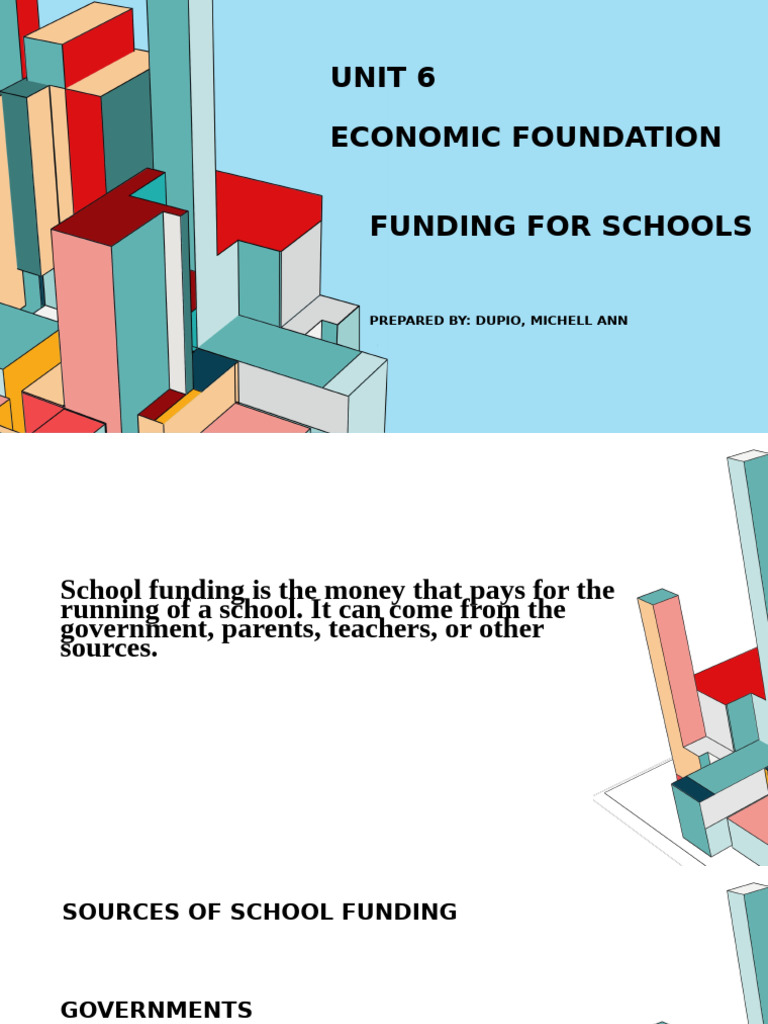 School Funding Sources Explained | PDF