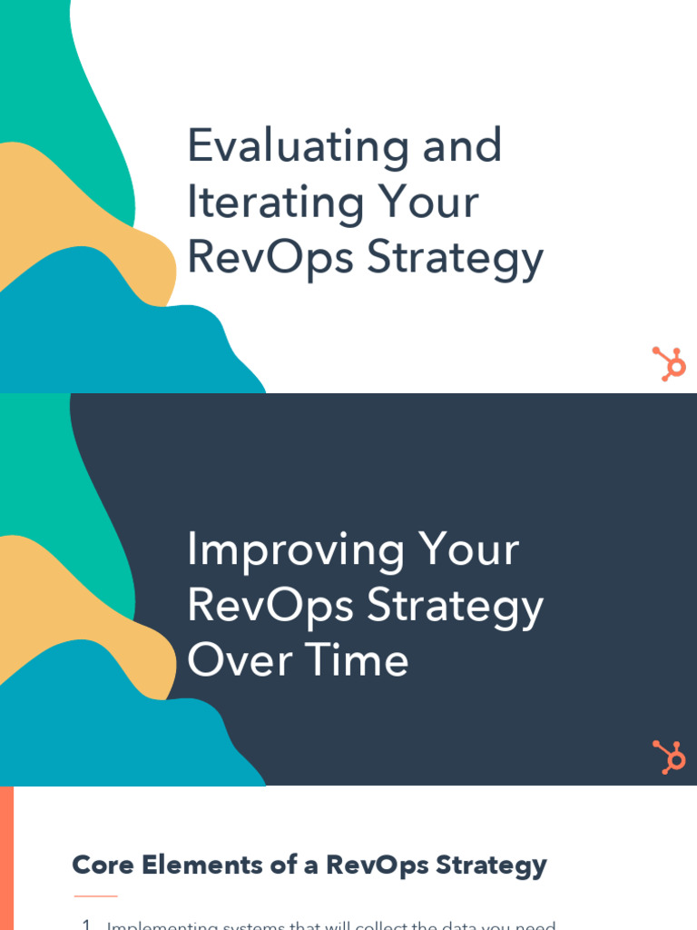 DECK Evaluating and Iterating Your RevOps Strategy | PDF
