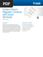 Sentrol 1078 1076 Series Magnetic Contacts Data Sheet | PDF | Switch ...