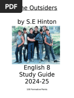 The Outsiders Chapter by Chapter Questions | PDF