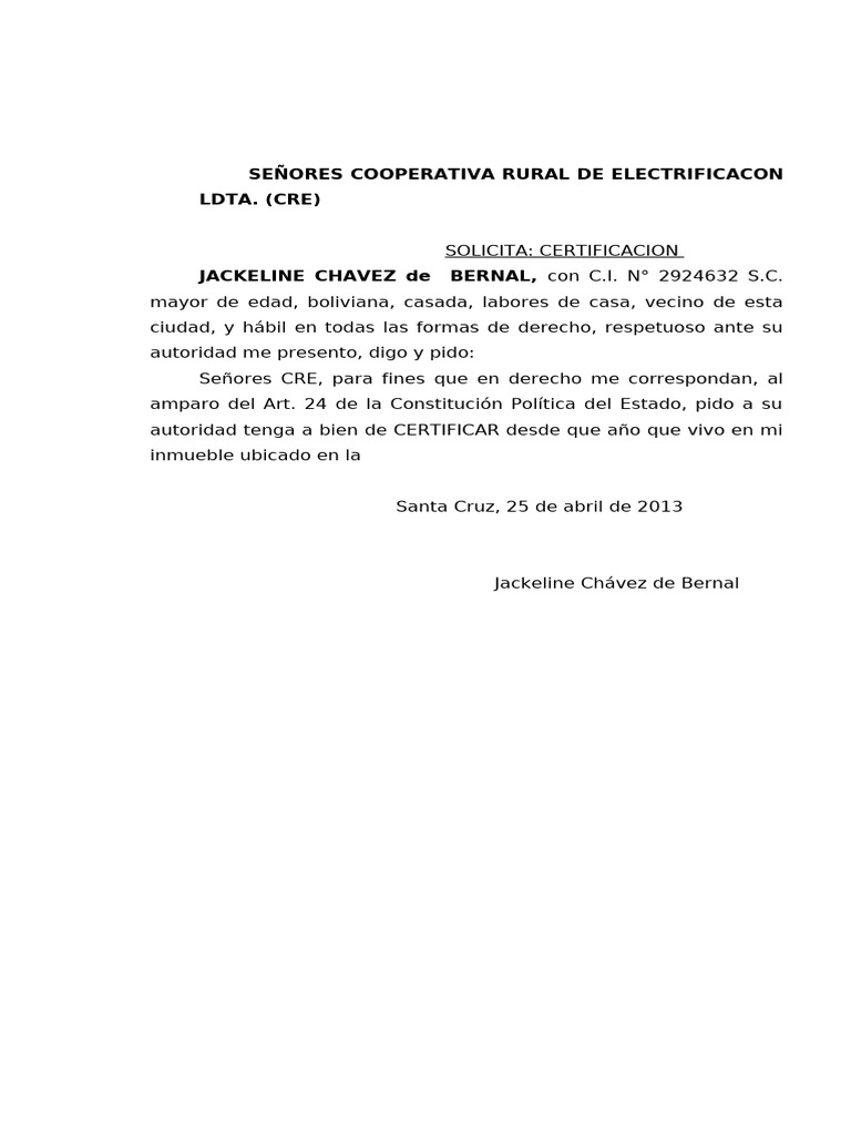 Certificacion Junta Vecinal | PDF