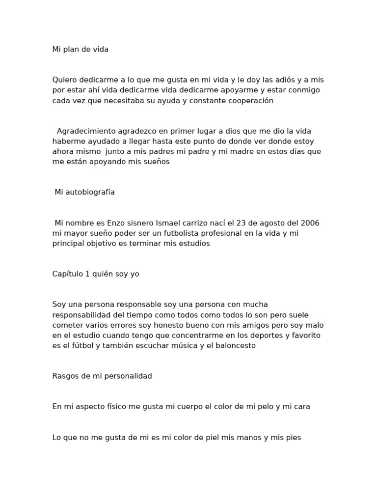 Mi Vida | PDF