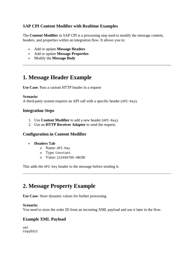 Modifier With Realtime Examples | PDF | Json | X Path