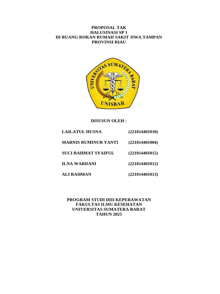 Proposal Tak-1 | PDF