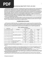 USP Class VI Biological Reactivity Tests | PDF | Sterilization ...