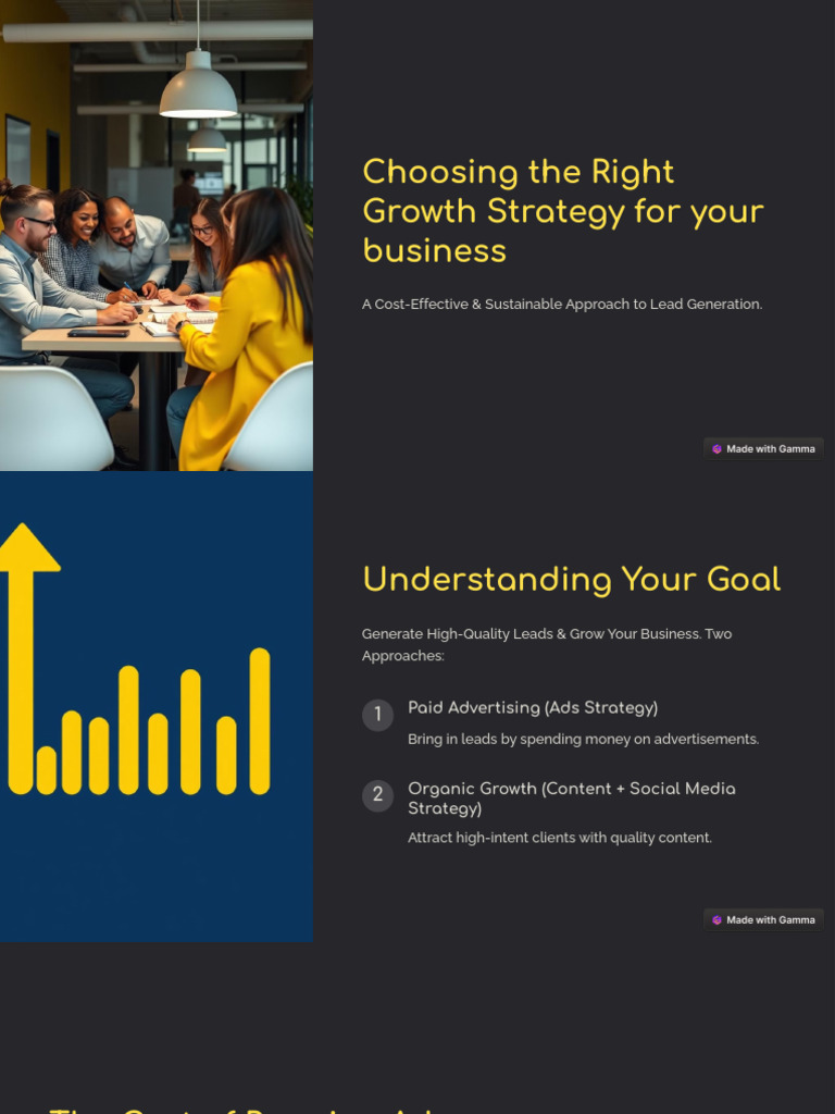 Choosing The Right Growth Strategy For Your Business | PDF