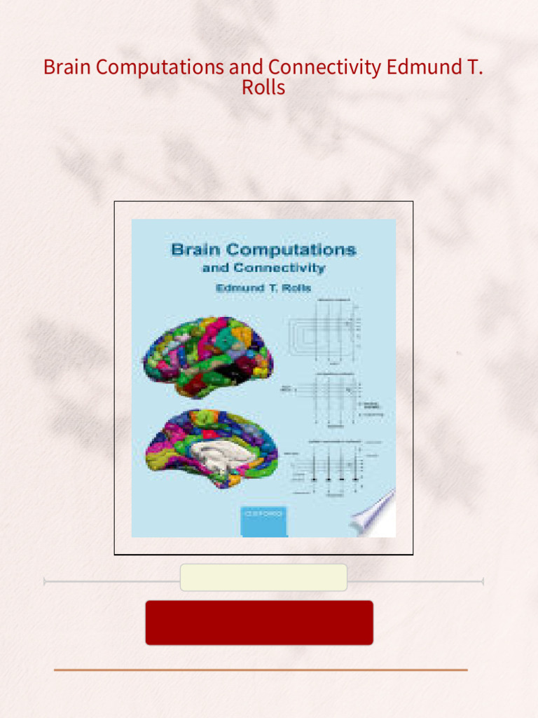 [FREE PDF sample] Brain Computations and Connectivity Edmund T. Rolls ebooks | PDF | Visual ...