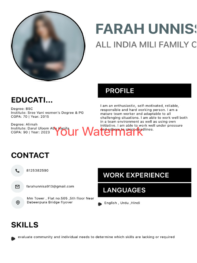 Watermark Template 2 | PDF