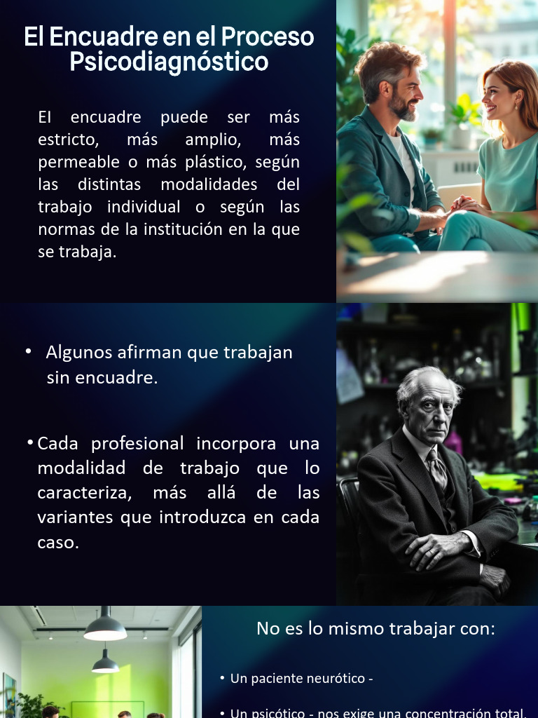 Encuadre en Psicodiagnóstico: Claves y Tipos | PDF