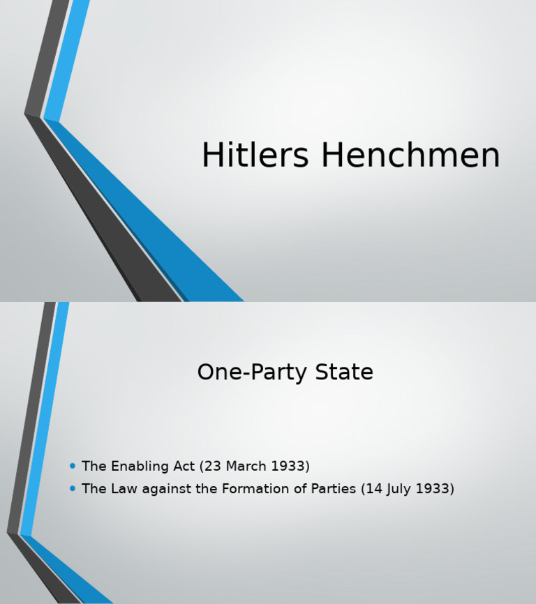 Hitlers Henchmen | PDF