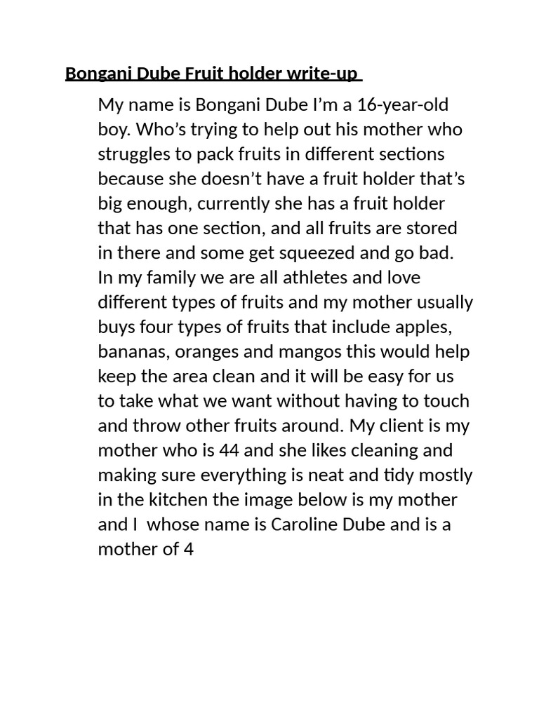 Bongani Dube DT Write-Up | PDF