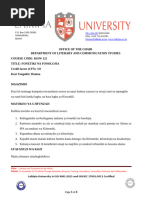 Bemba Proverbs and Sayings | PDF | Languages | Foreign Language Studies