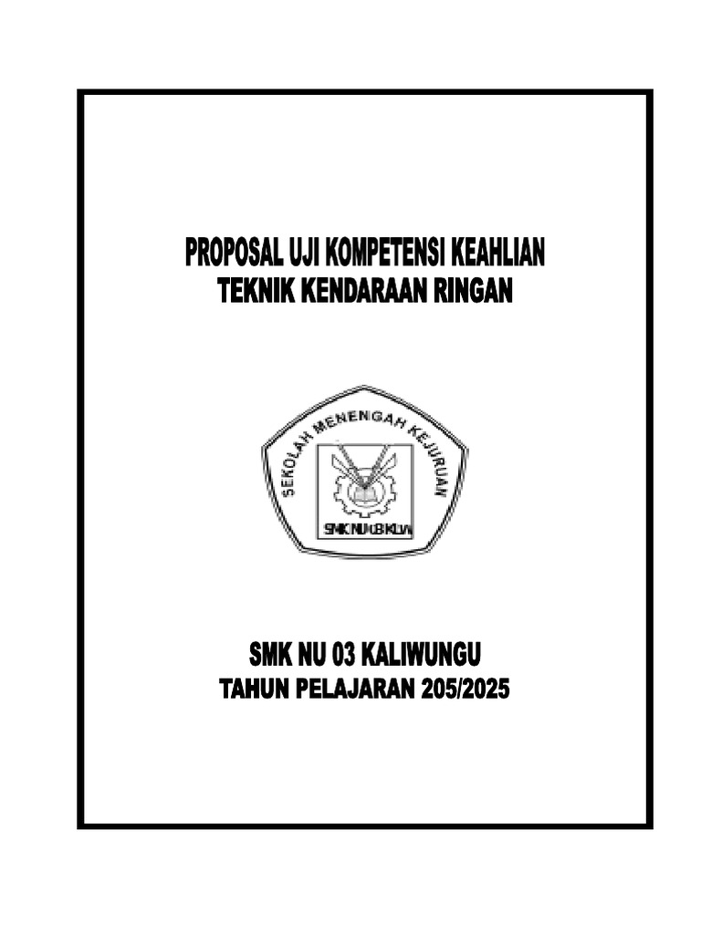 1. Proposal Ukk Tkr | PDF