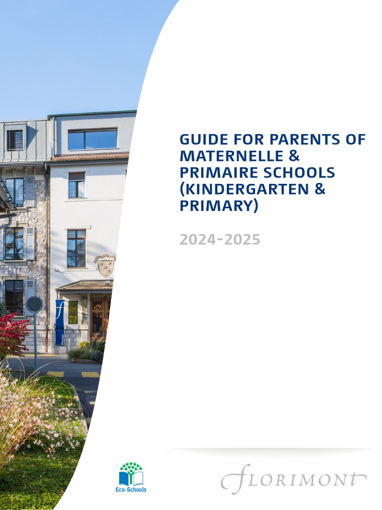 Guide For Parents Primay 24 25 en | PDF | Kindergarten | Schools