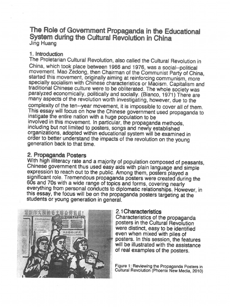 CR Role of Gov Propaganda | PDF