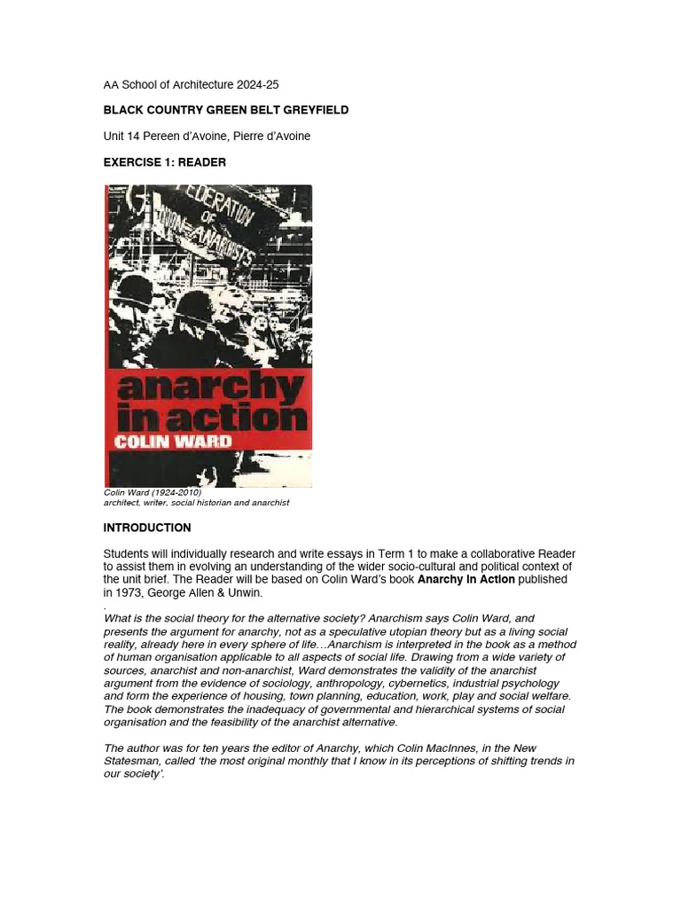 Anarchy in Action: Black Country Reader | PDF | Anarchism | Liberal ...