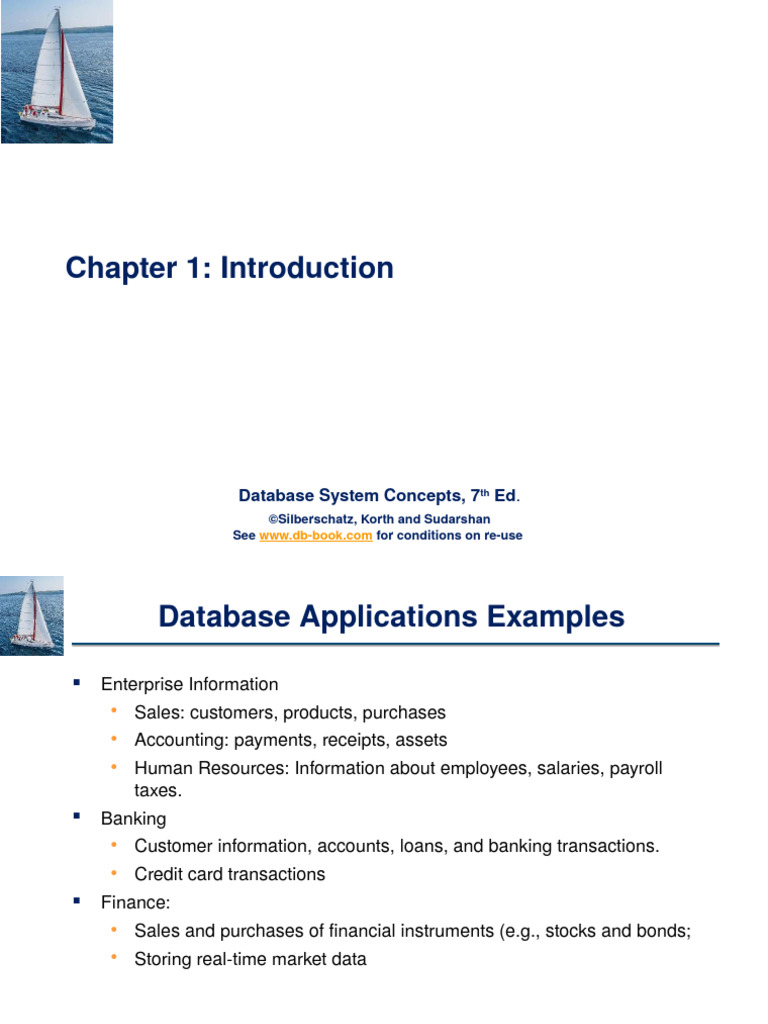 DBMS - Unit 1 (Chapter 1) - PPT | PDF