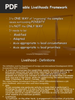 Sustainable Livelihood Framework | PDF | Climate Resilience | Environment