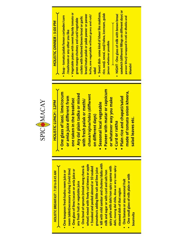 Holistic Food | PDF
