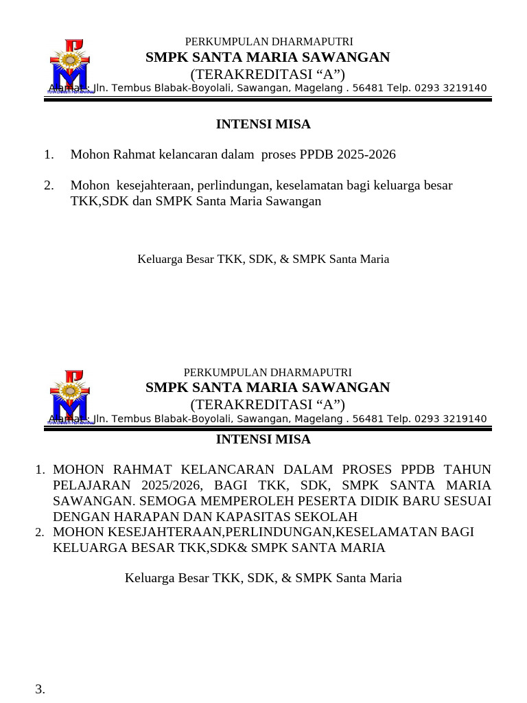 Intensi PPDB | PDF