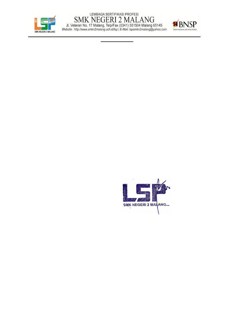 Contoh SPT Menyusun MAPA | PDF