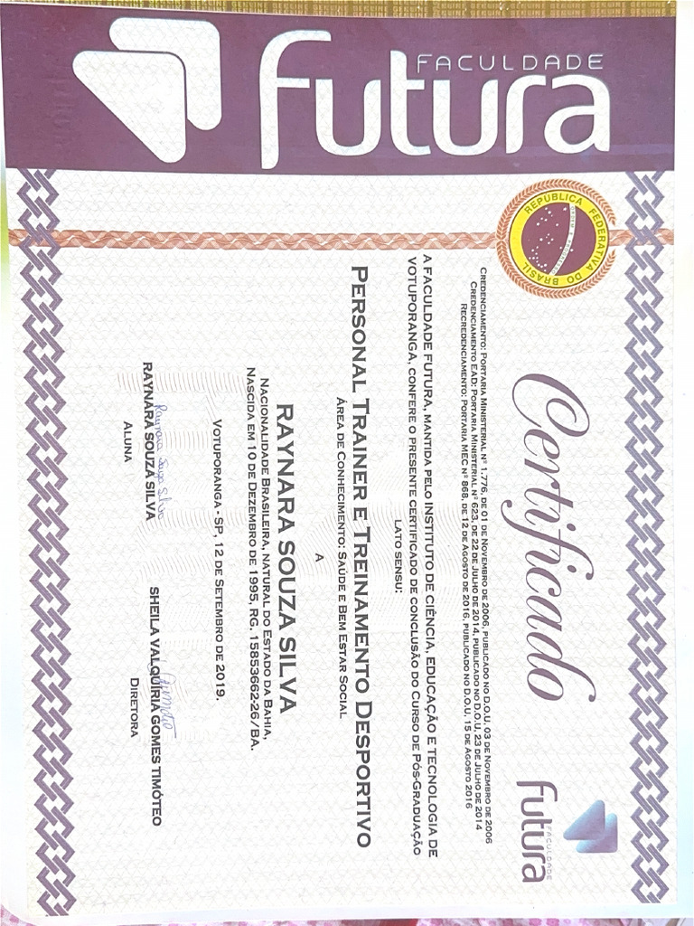 Diploma Pós Personal Trainer | PDF