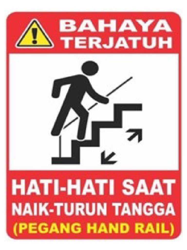 Sign Hati-Hati Berjalan Di Tangga | PDF