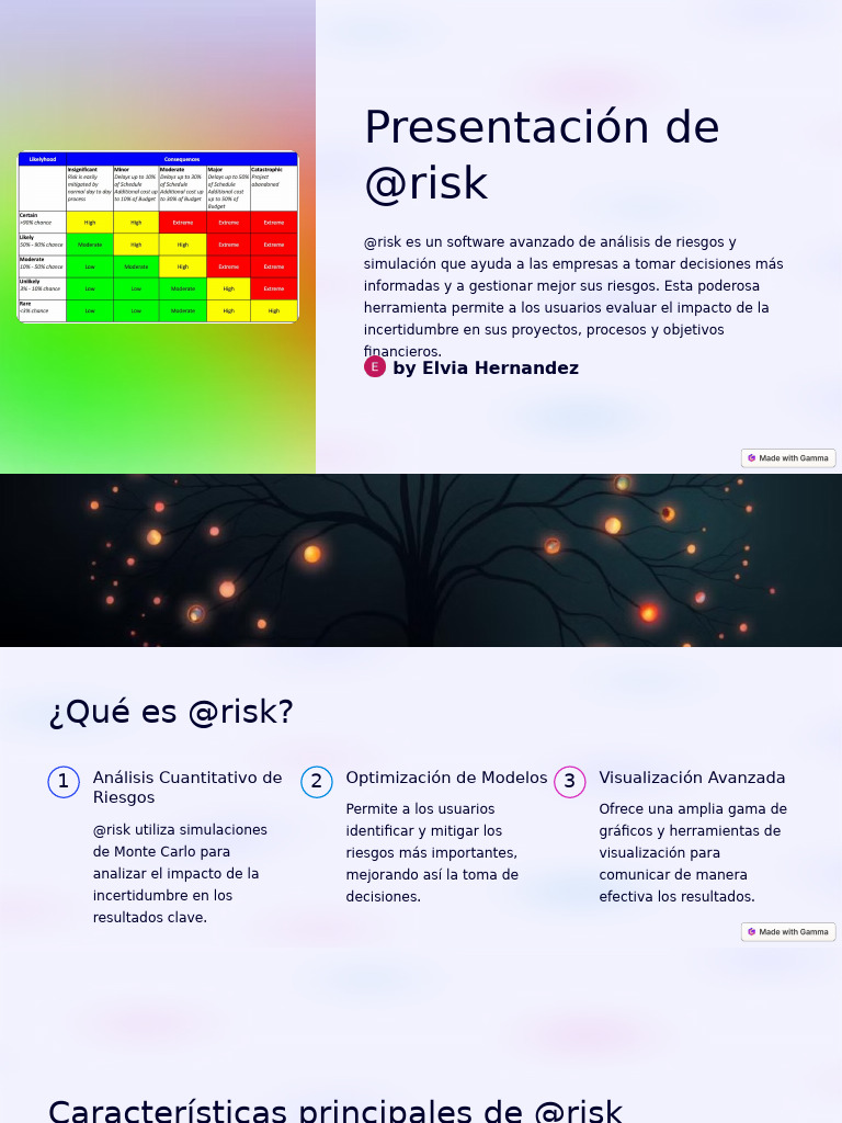 Presentacion de Risk | PDF | Simulación | Riesgo