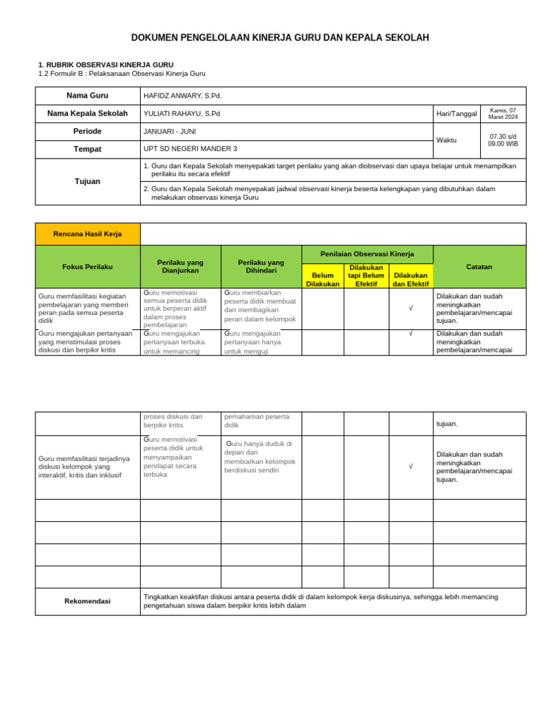 FORMULIR B (2) | PDF