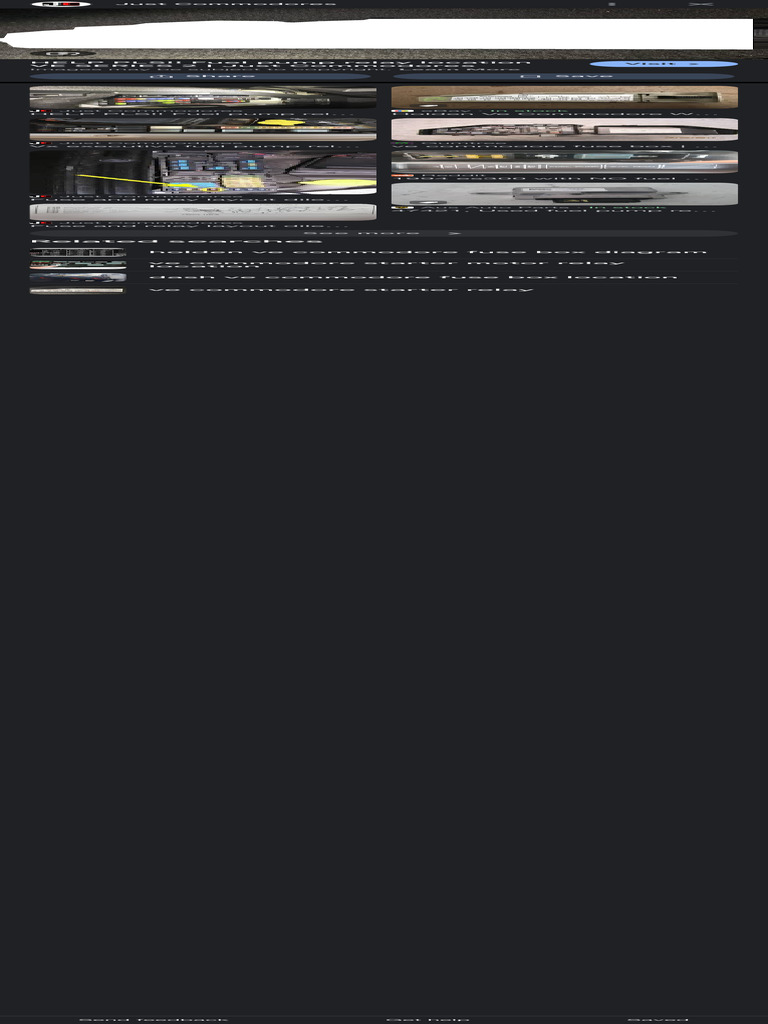VE Commodore Relay and Fuse Locations | PDF