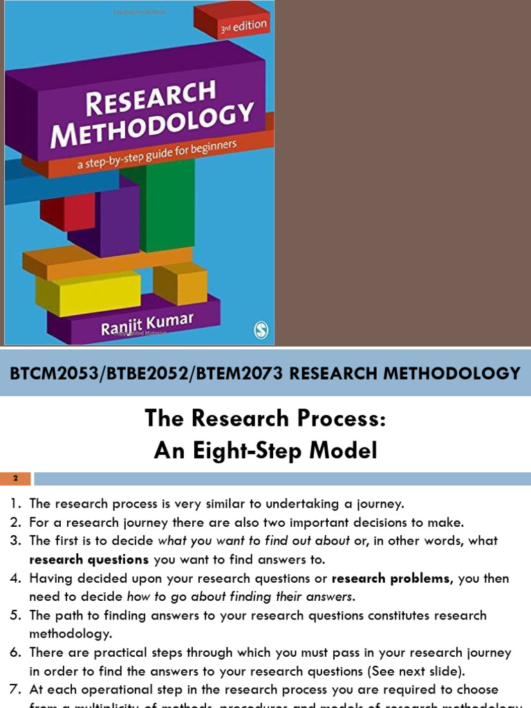 Research Methodology For Construction Note 2 | PDF | Methodology ...