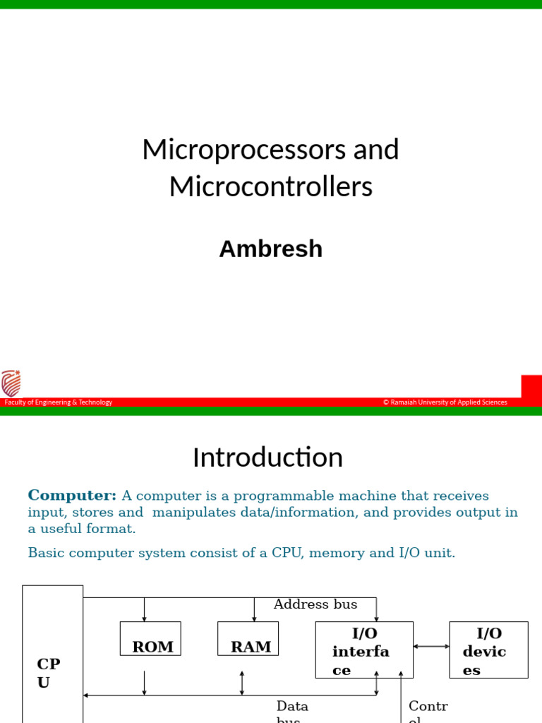 Elements of Elecronics | PDF | Microcontroller | Central Processing Unit